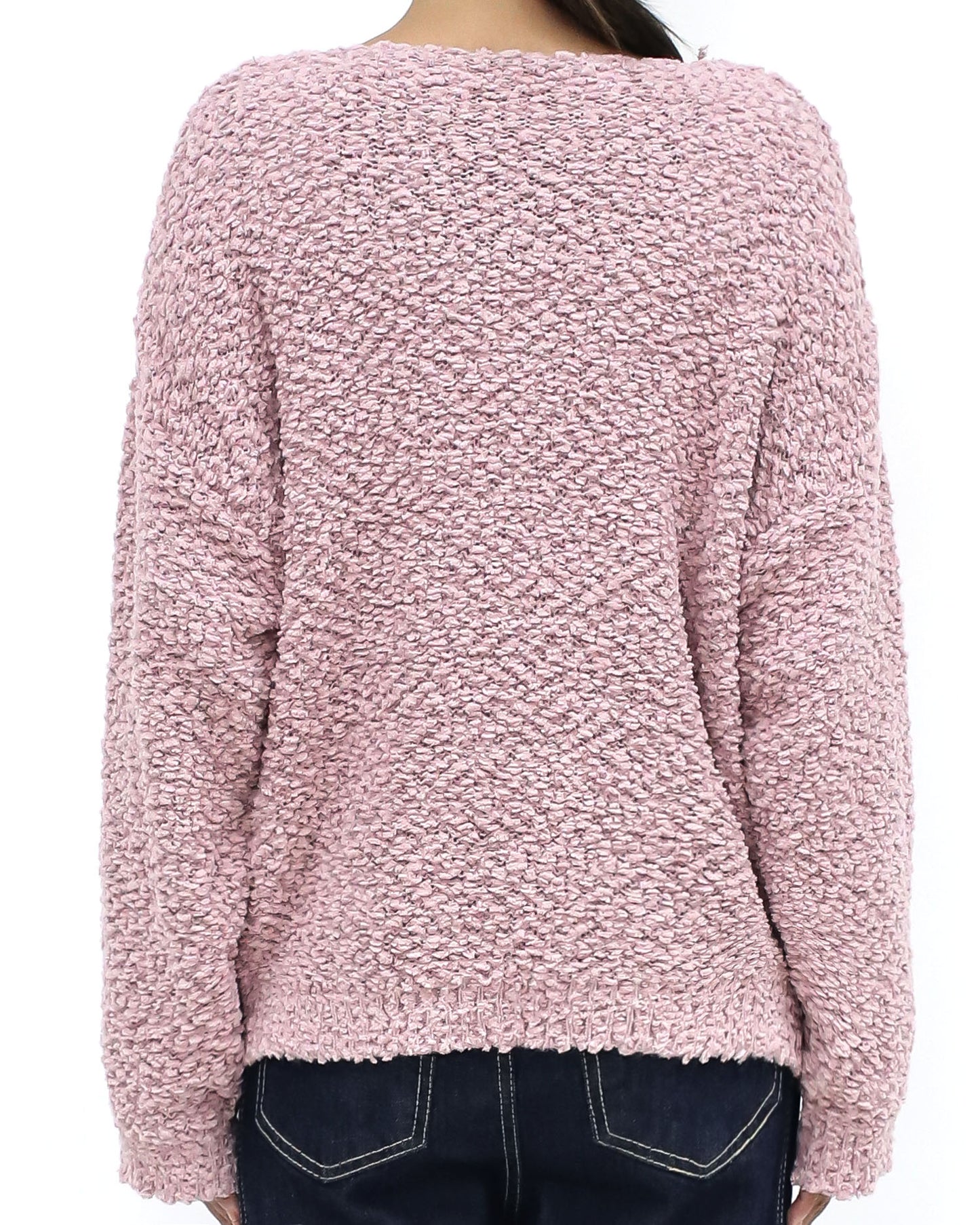 pink texture knitted top *pre-order* – STYLEGAL